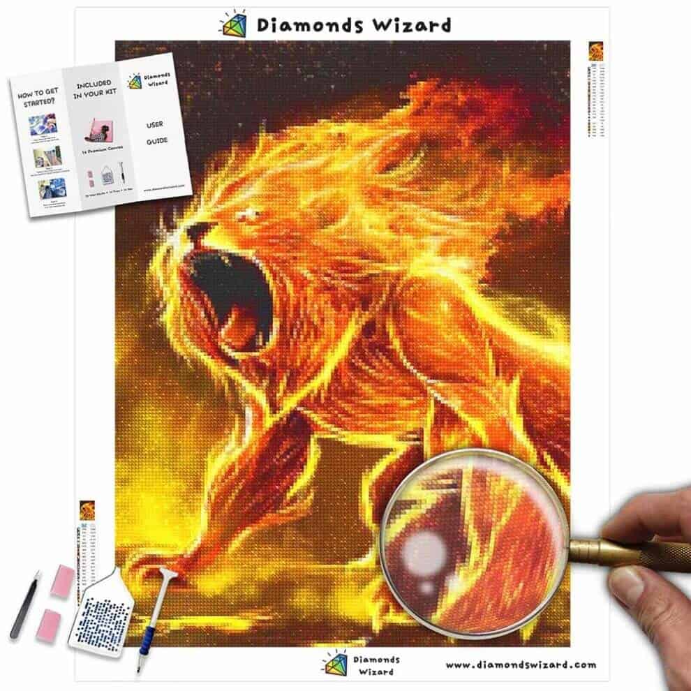 Diamond Painting The Falling Waterfall – Diamonds Wizard | The Best ...