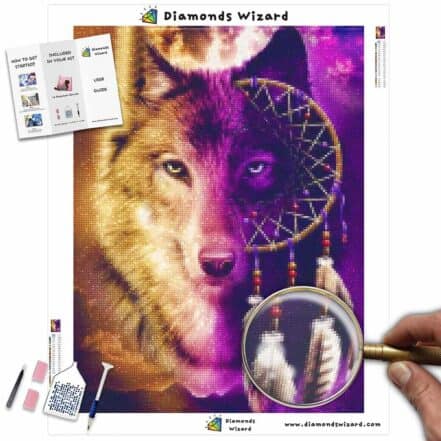 Diamond Painting Wolf Pack – Diamonds Wizard | The Best Diamond ...