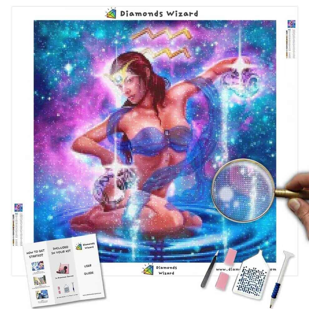 Diamond Painting Zodiac Sign Aries – Diamonds Wizard | The Best Diamond Painting Kits