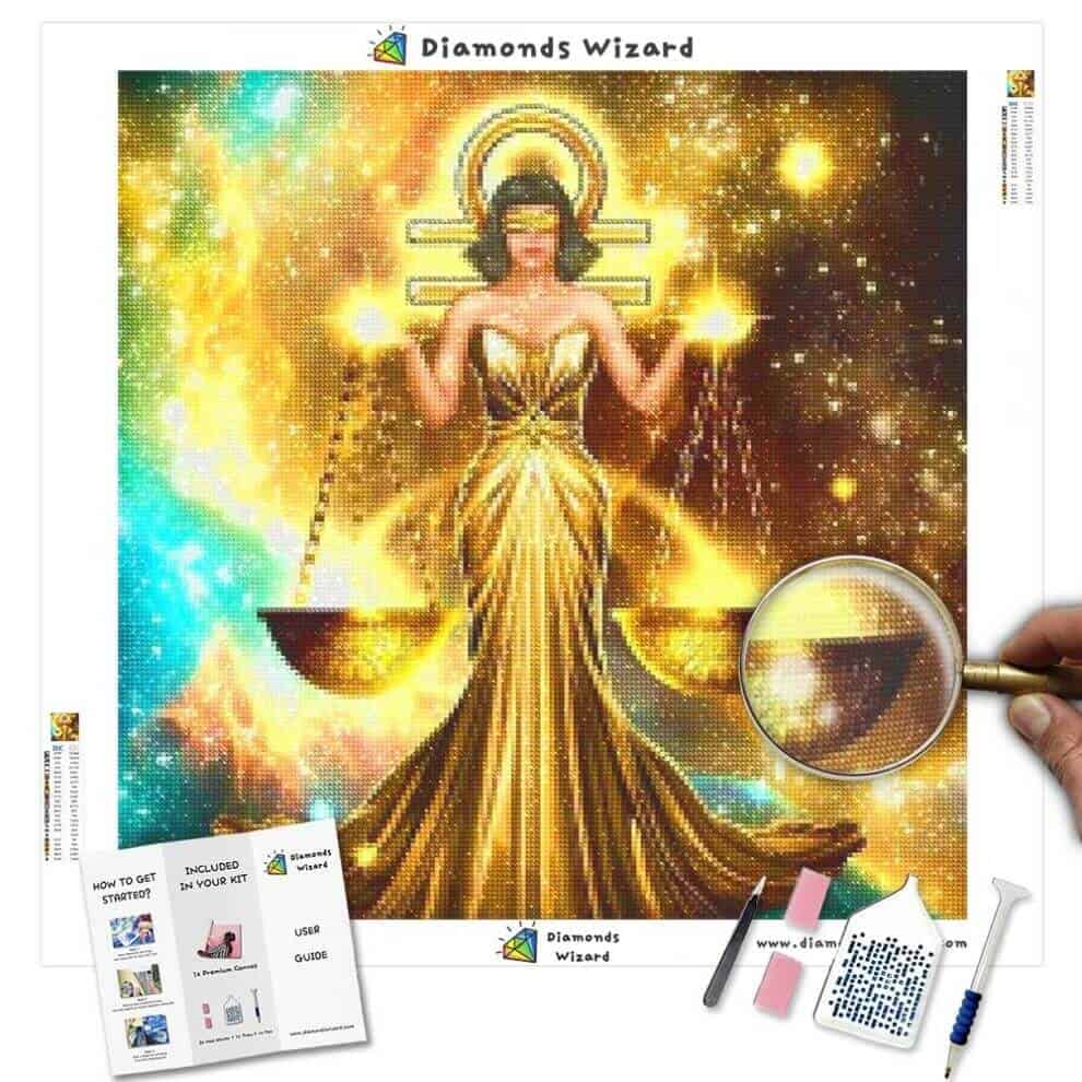 Diamond Painting Zodiac Sign Sagittarius – Diamonds Wizard | The Best ...