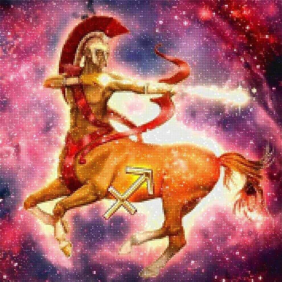 Diamond Painting Zodiac Sign Sagittarius – Diamonds Wizard | The Best ...
