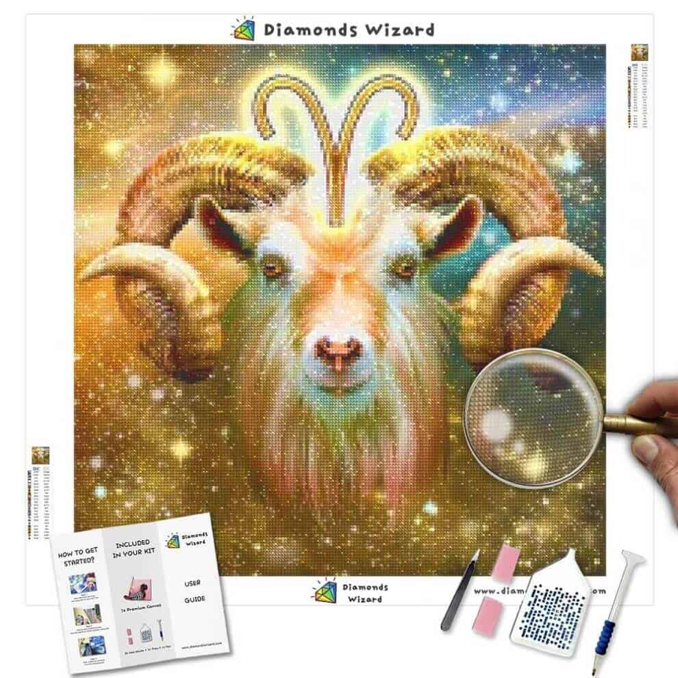Diamond Painting Zodiac Sign Sagittarius – Diamonds Wizard | The Best ...