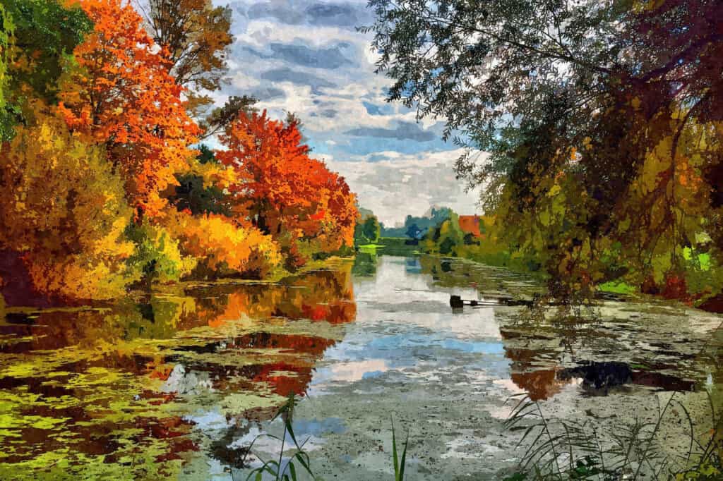 Diamond Painting Autumn Reflections – Diamonds Wizard | The Best ...