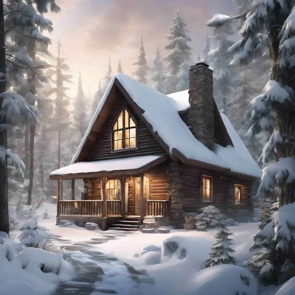 Diamond Painting Tranquil Timber Cabin – Diamonds Wizard | The Best ...