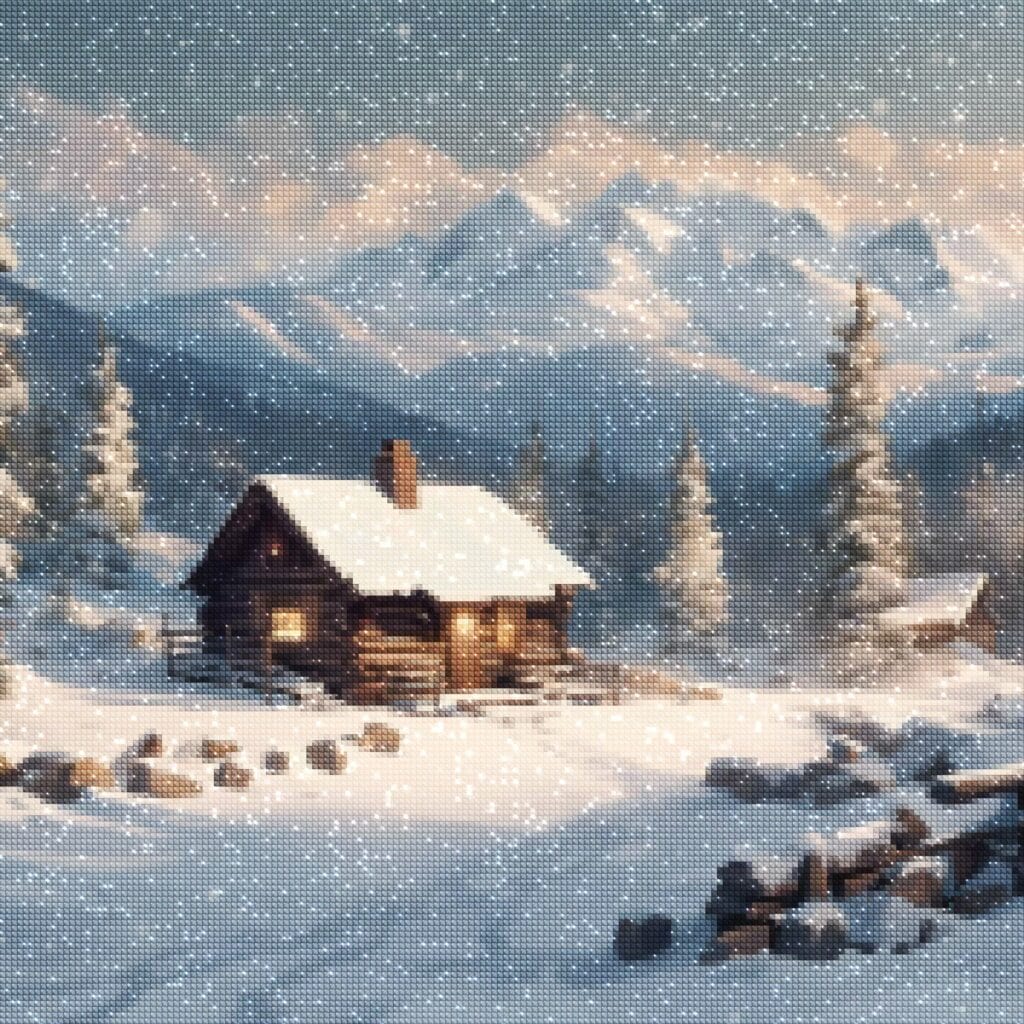 Diamond Painting Winter Retreat – Diamonds Wizard | The Best Diamond ...