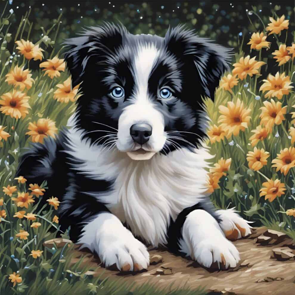 Diamond Painting Border Collie Beauty – Diamonds Wizard | The Best Diamond Painting Kits